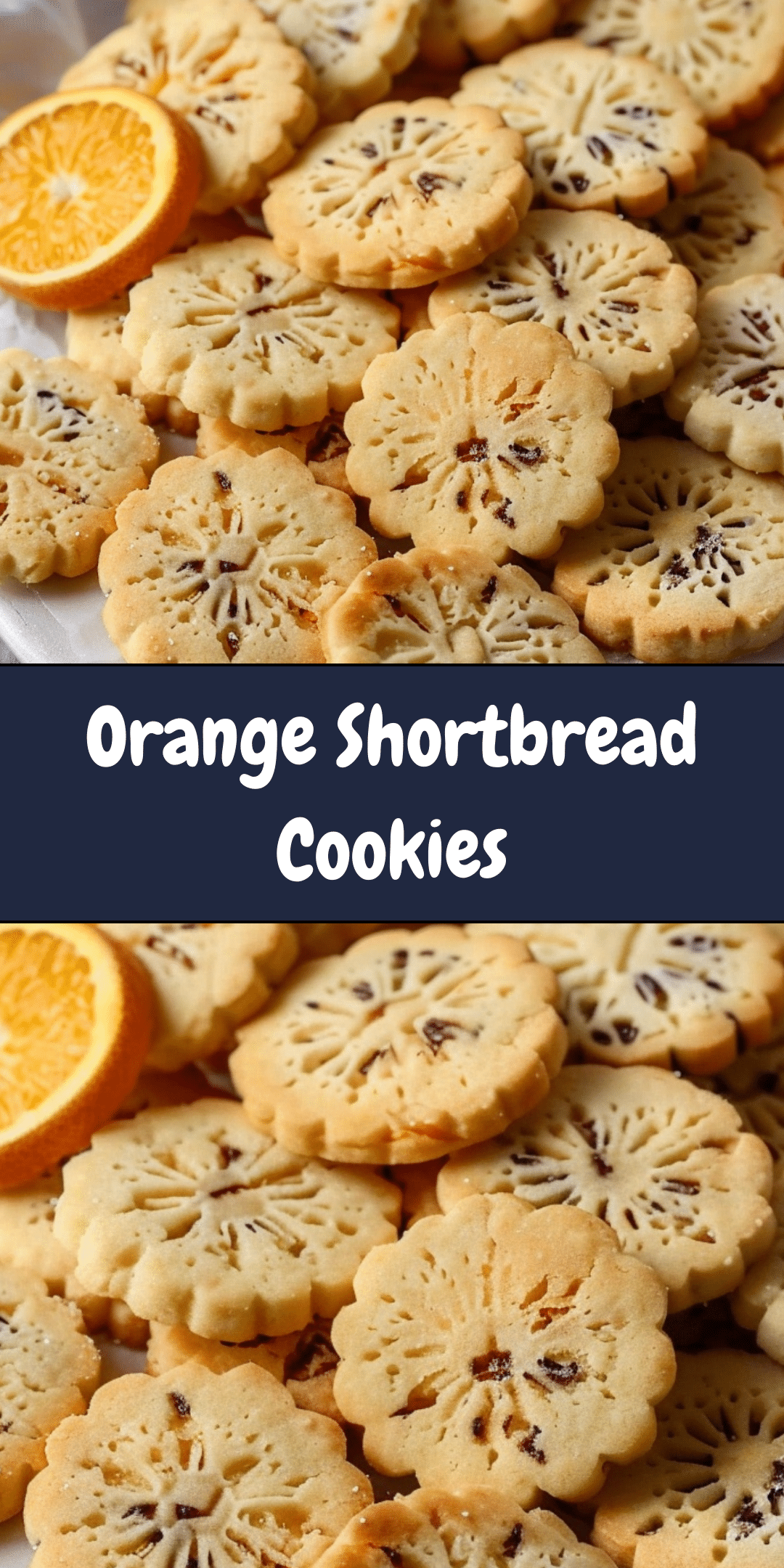 Orange Shortbread Cookies | Cheryl's Cooking