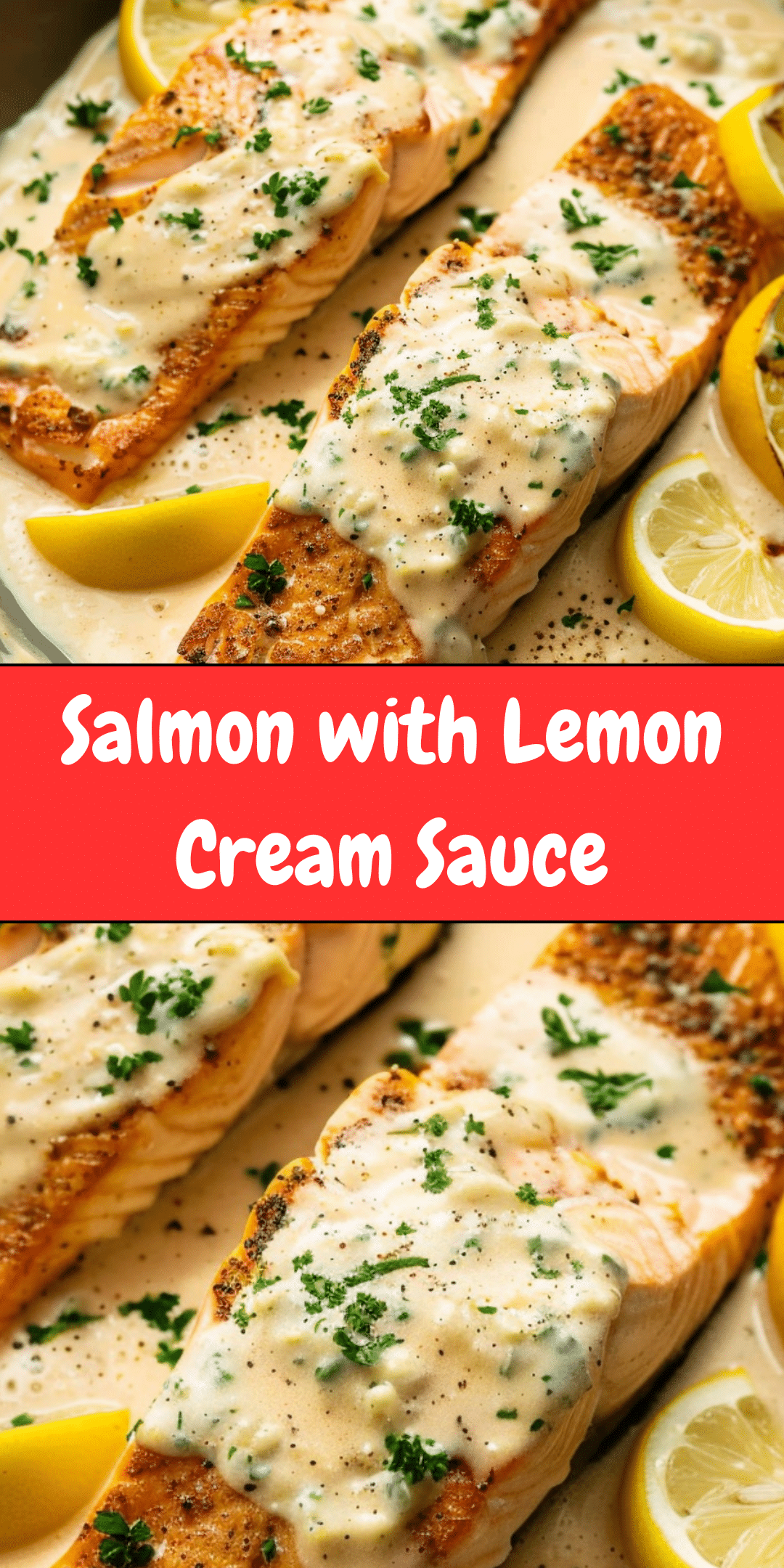 Salmon with Lemon Cream Sauce | Cheryl's Cooking
