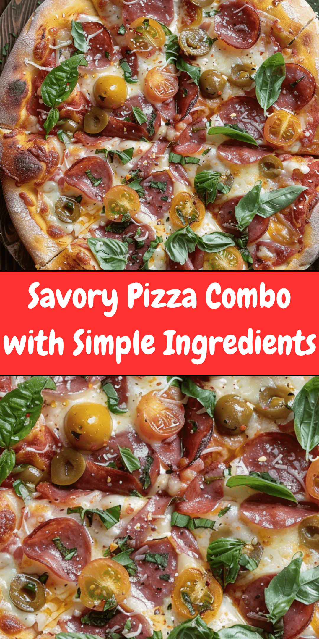 Savory Pizza Combo with Simple Ingredients | Cheryl's Cooking