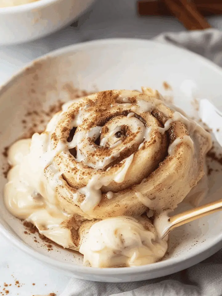 Cinnamon Roll Icing Without Cream Cheese | Cheryl's Cooking