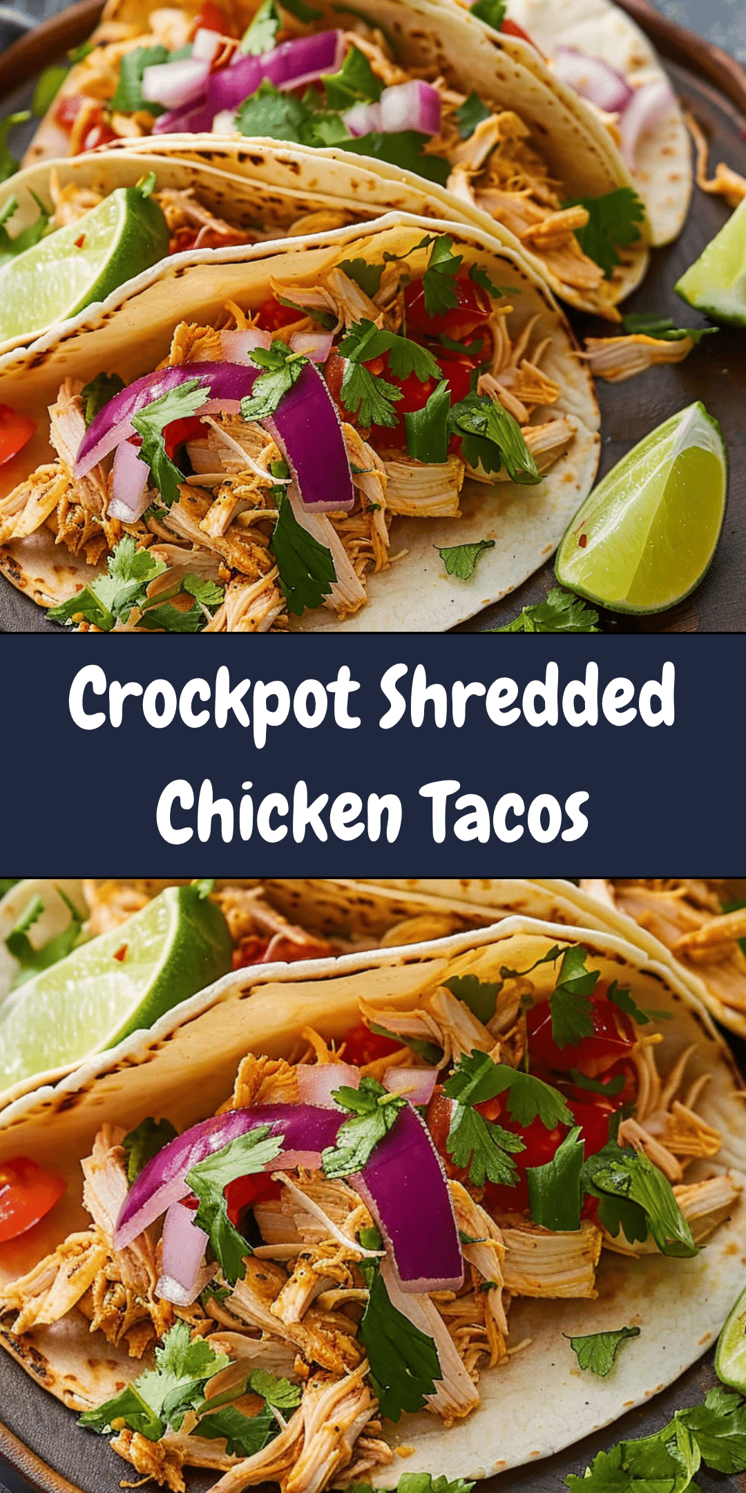 Crockpot Shredded Chicken Tacos | Cheryl's Cooking