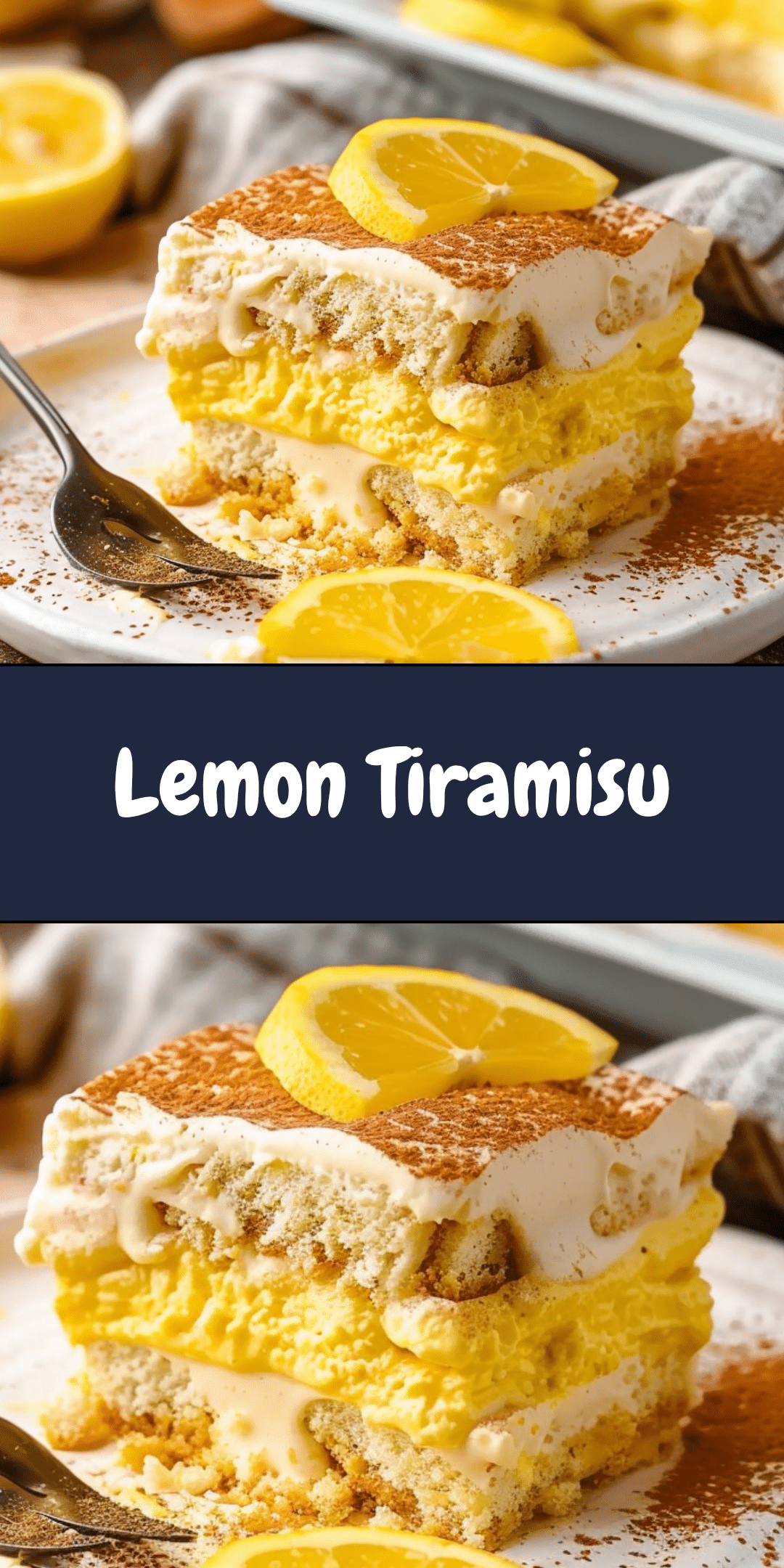 Lemon Tiramisu | Cheryl's Cooking