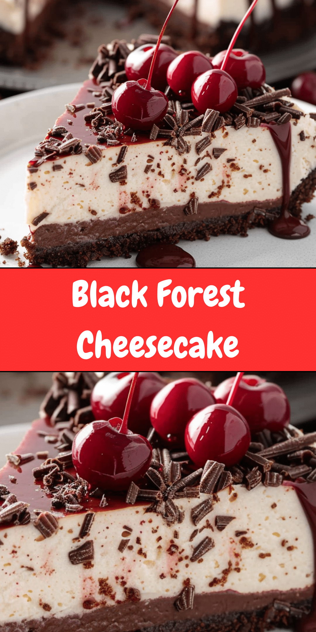 Black Forest Cheesecake | Cheryl's Cooking