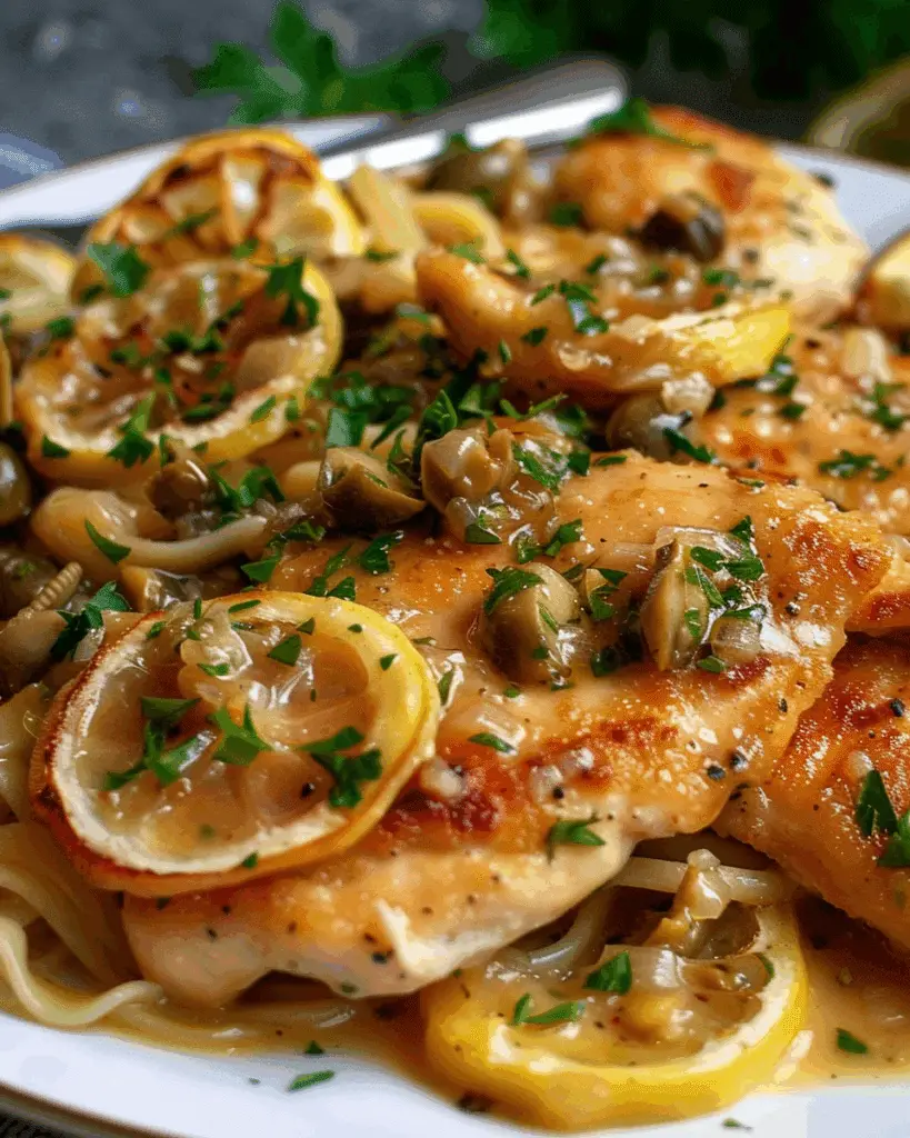 Chicken Piccata German Style | Cheryl's Cooking