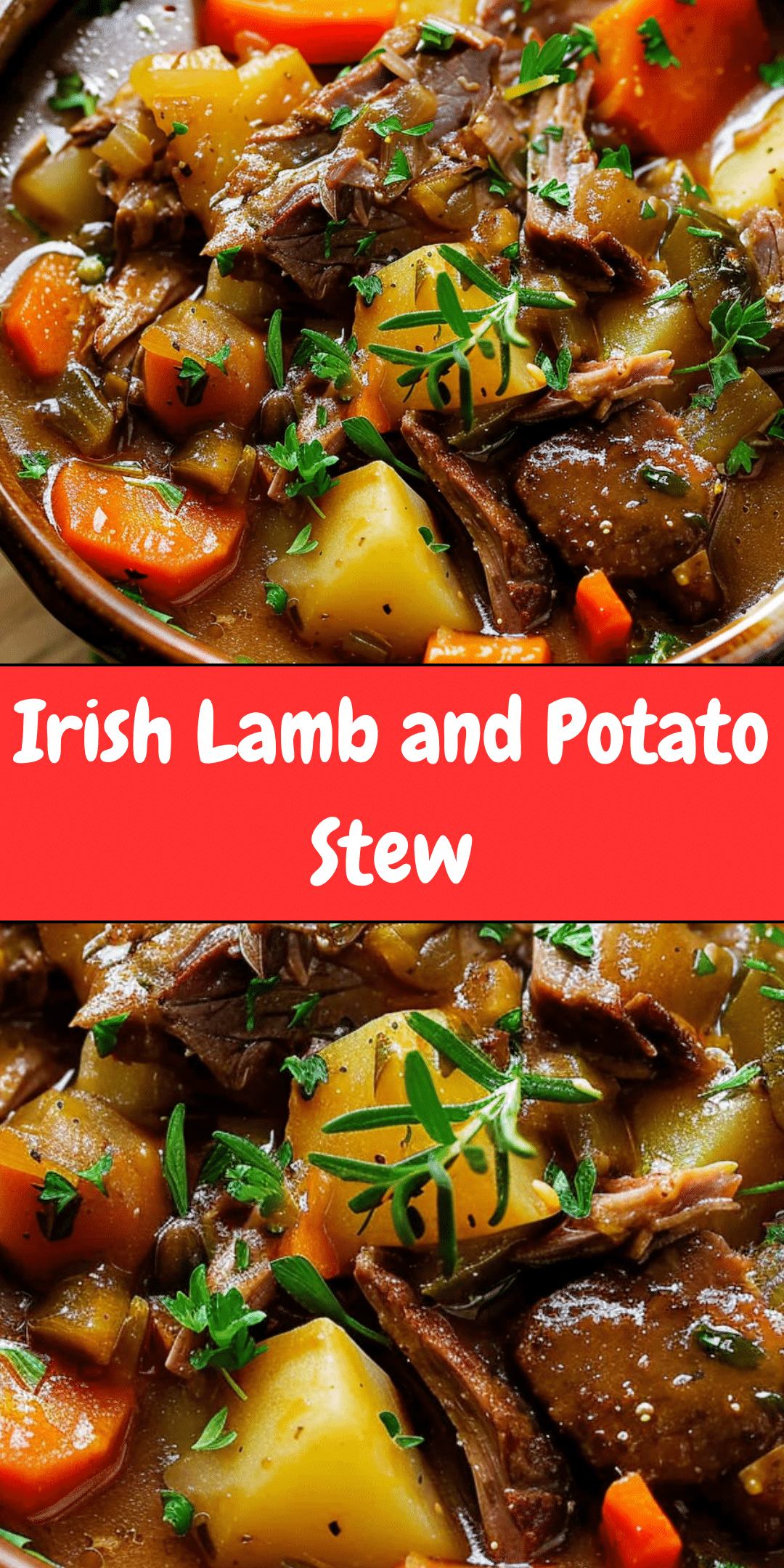 Irish Lamb and Potato Stew | Cheryl's Cooking