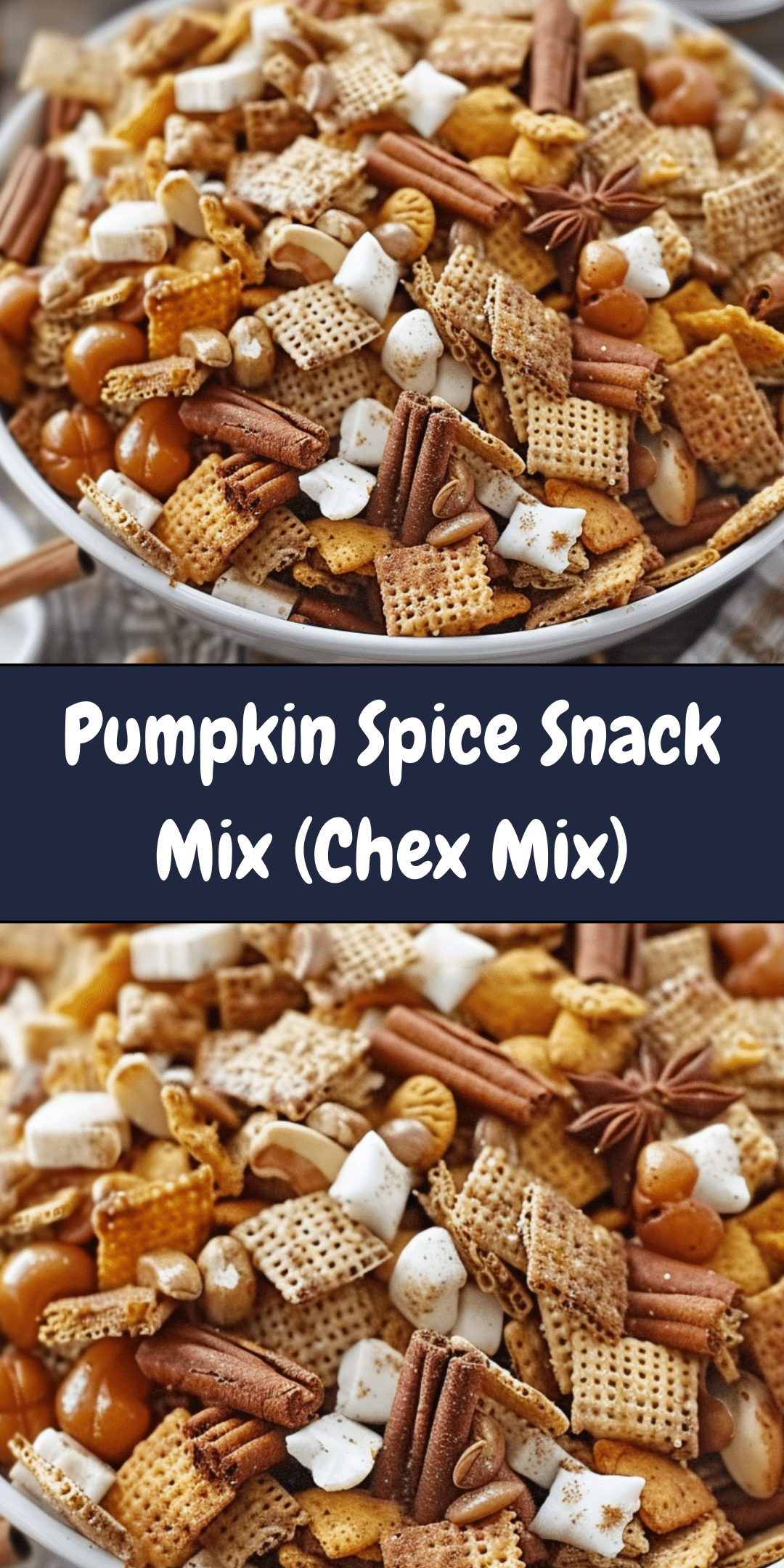 Pumpkin Spice Snack Mix (Chex Mix) | Cheryl's Cooking