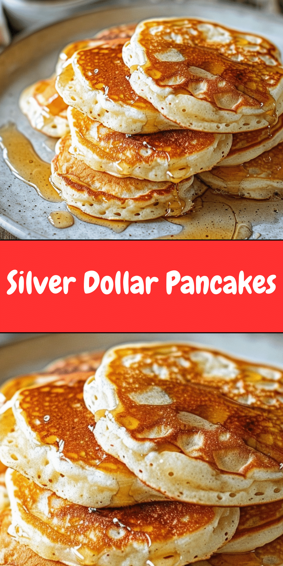 Silver Dollar Pancakes | Cheryl's Cooking