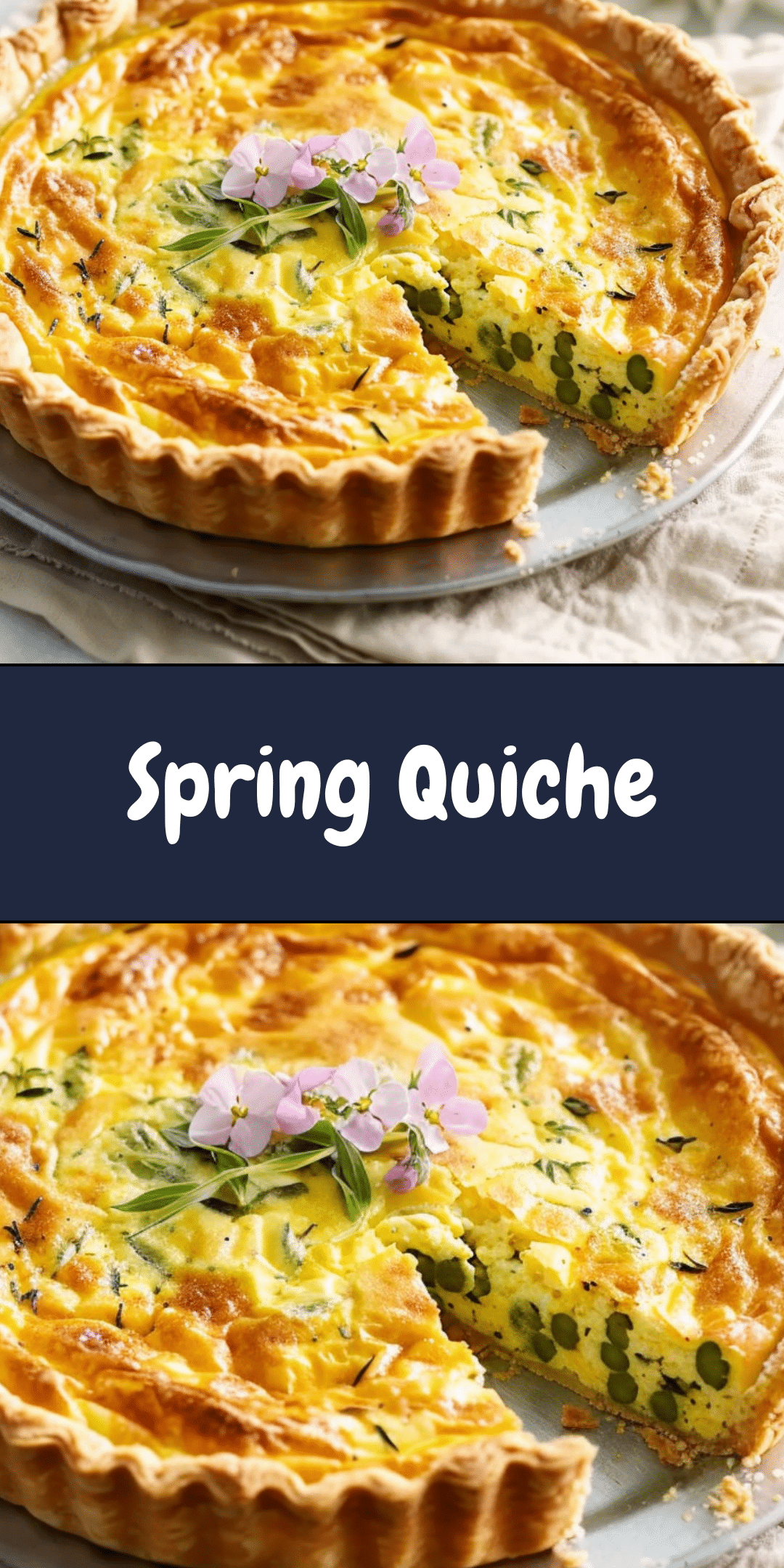 Spring Quiche | Cheryl's Cooking