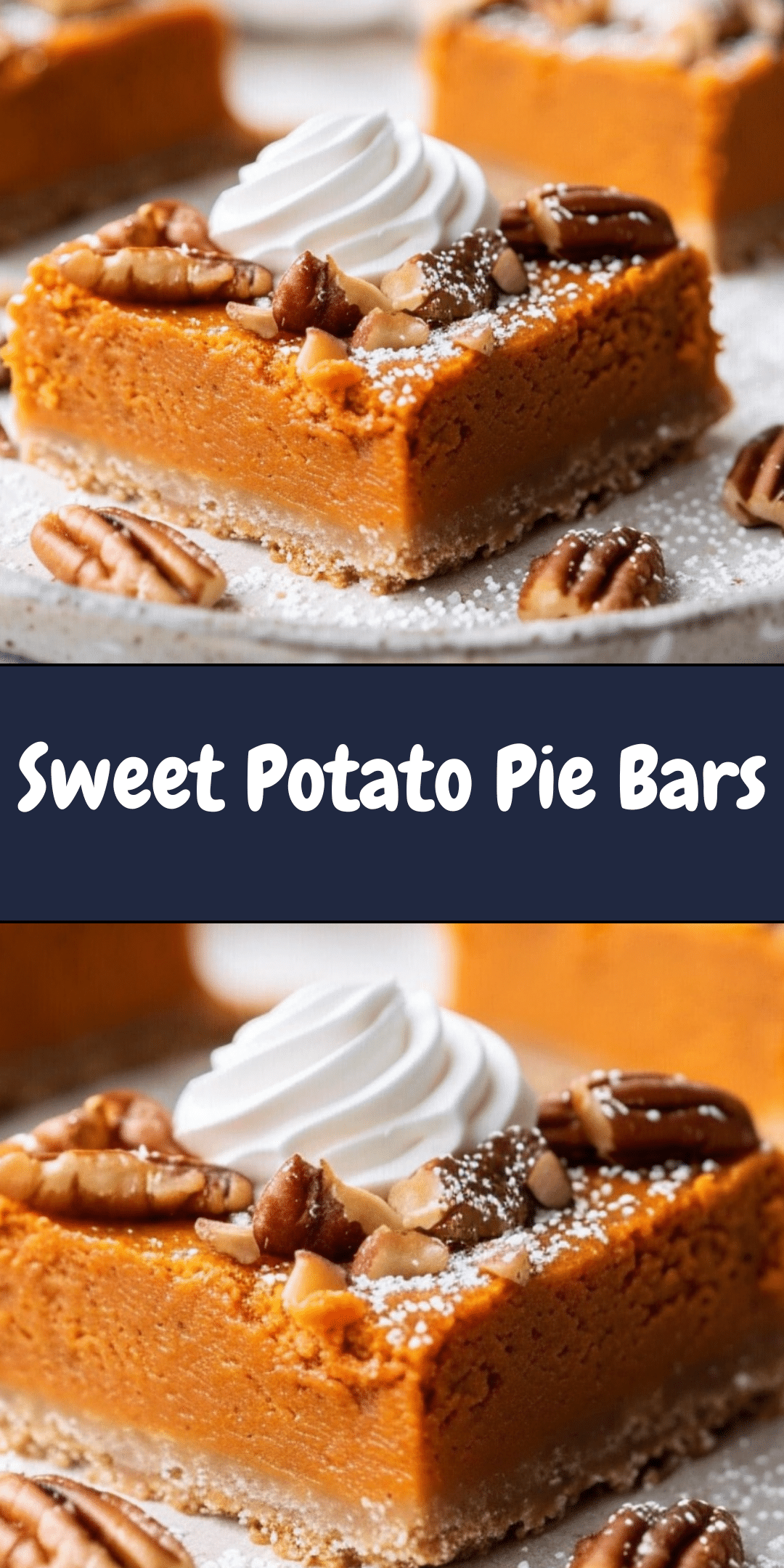 Sweet Potato Pie Bars | Cheryl's Cooking