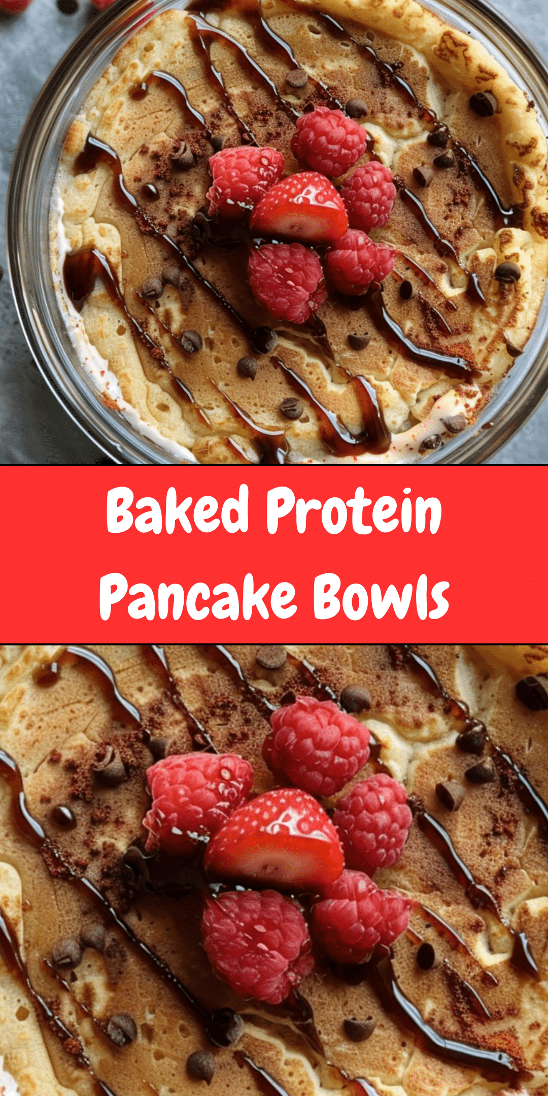 Baked Protein Pancake Bowls | Cheryl's Cooking