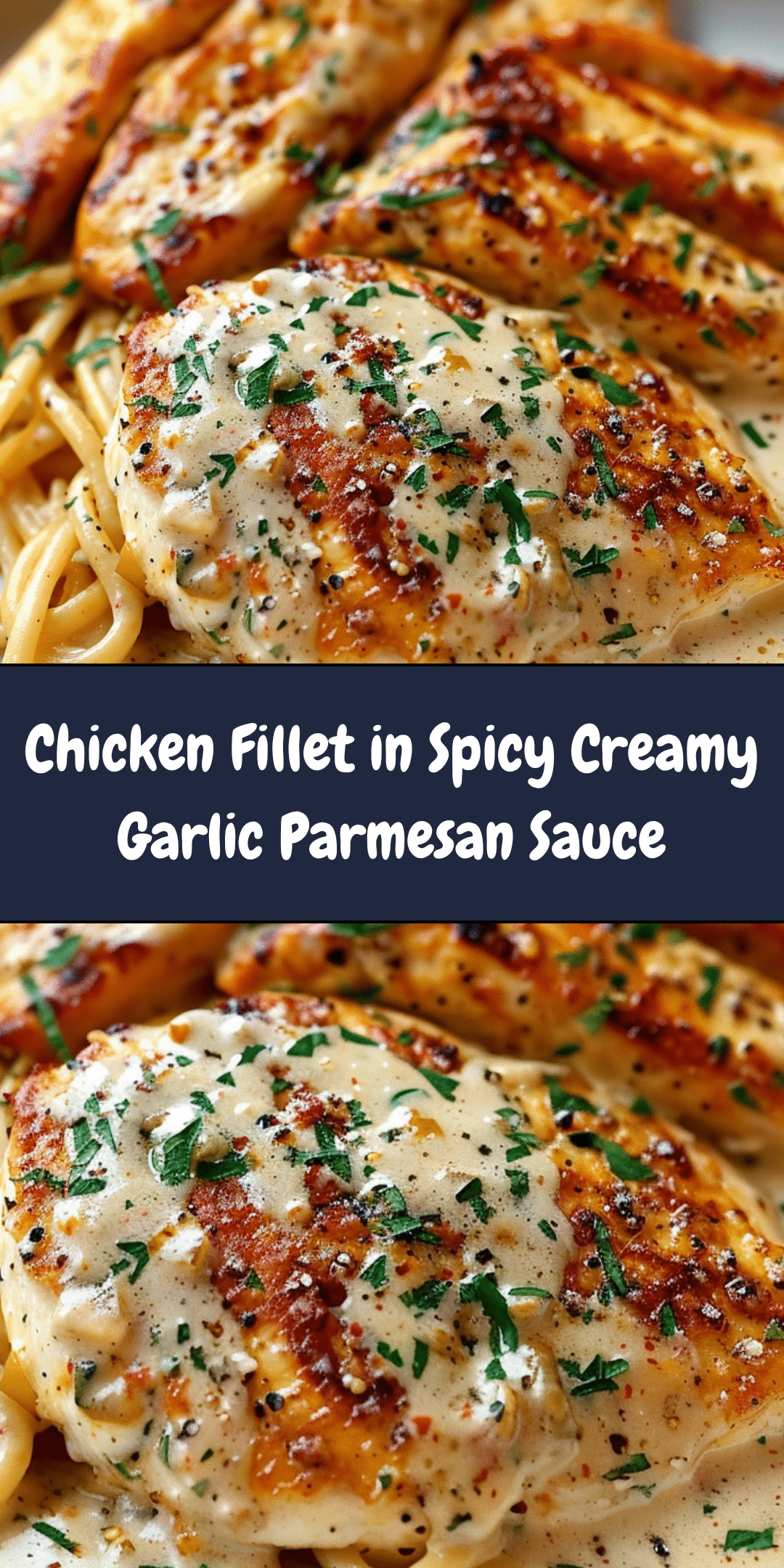 Chicken Fillet in Spicy Creamy Garlic Parmesan Sauce | Cheryl's Cooking
