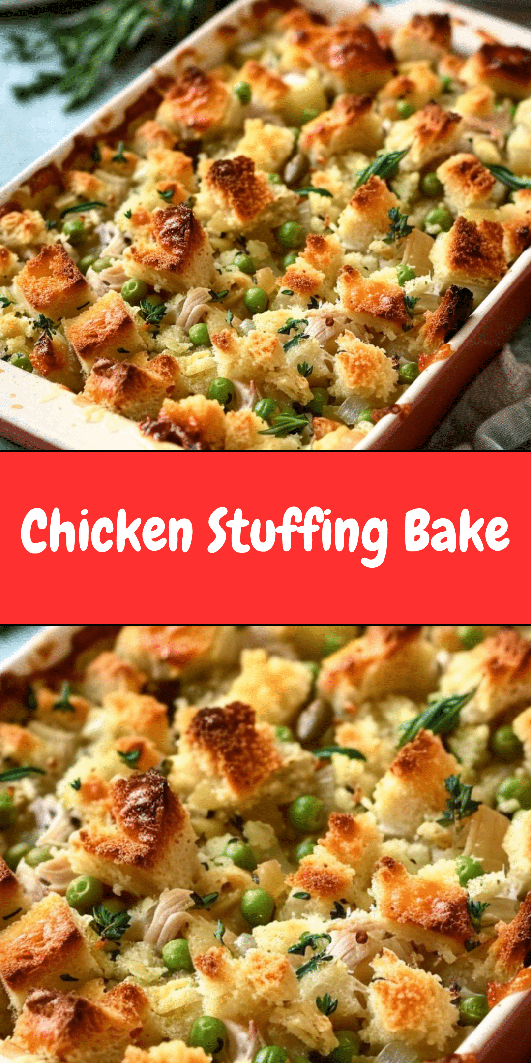 Chicken Stuffing Bake | Cheryl's Cooking
