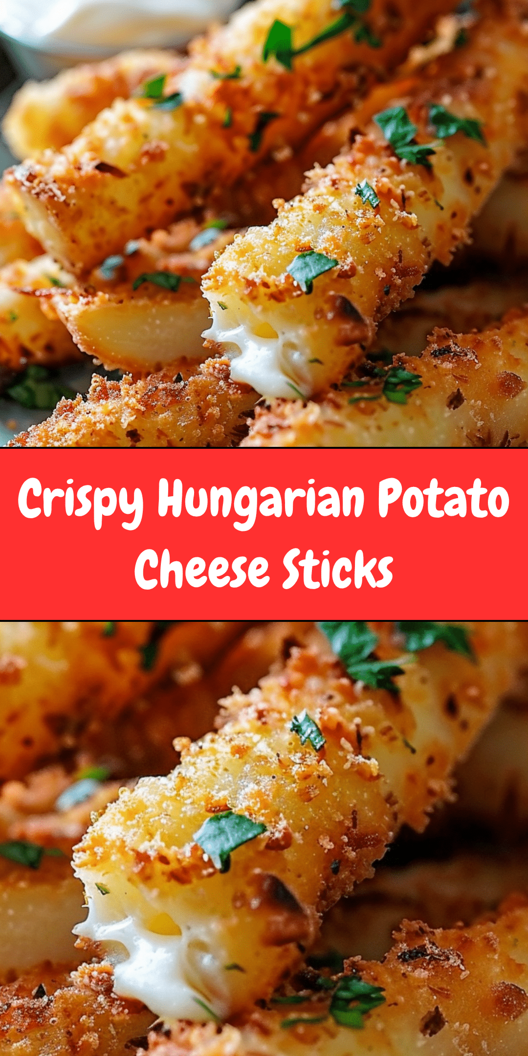 Crispy Hungarian Potato Cheese Sticks | Cheryl's Cooking