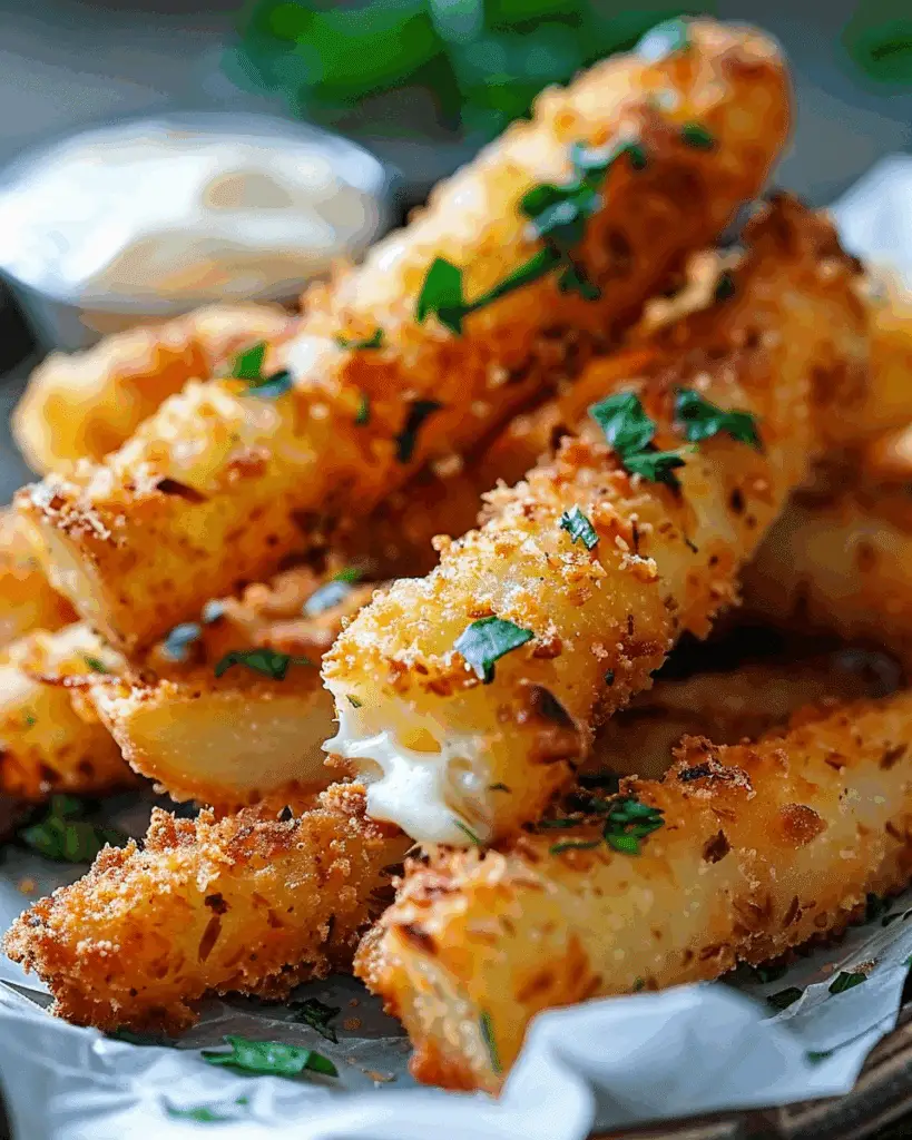 Crispy Hungarian Potato Cheese Sticks | Cheryl's Cooking