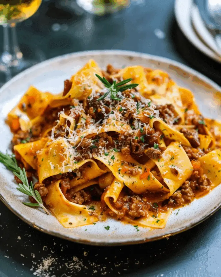 Pappardelle al Cinghiale (Wild Boar Ragu) | Cheryl's Cooking