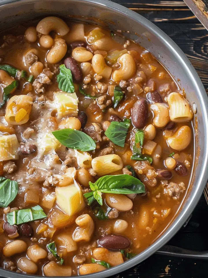 Pasta Fagioli Soup | Cheryl's Cooking