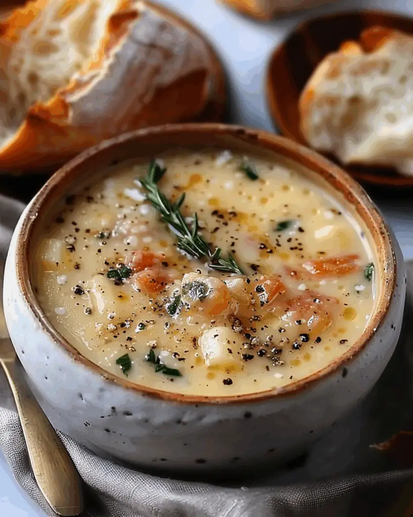 Tuscan Parmesan Cream Soup | Cheryl's Cooking