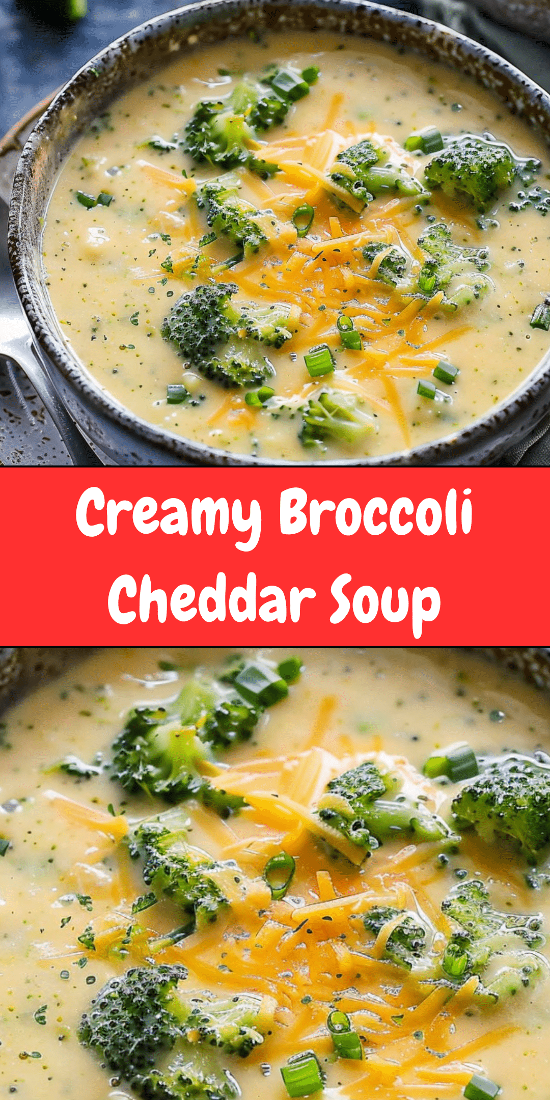 Creamy Broccoli Cheddar Soup | Cheryl's Cooking