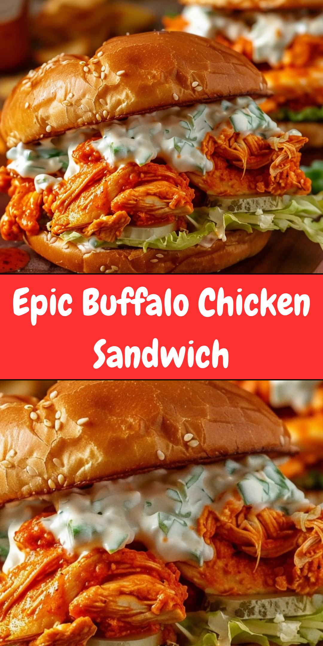 Epic Buffalo Chicken Sandwich | Cheryl's Cooking