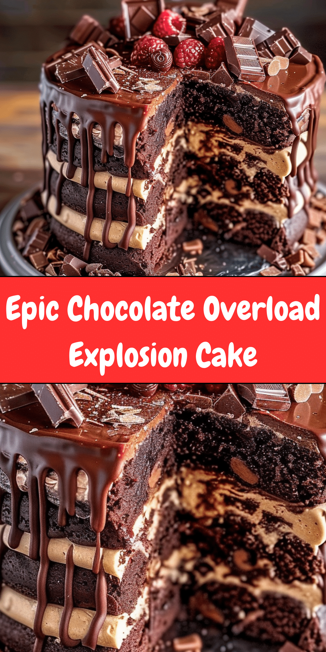 Epic Chocolate Overload Explosion Cake | Cheryl's Cooking