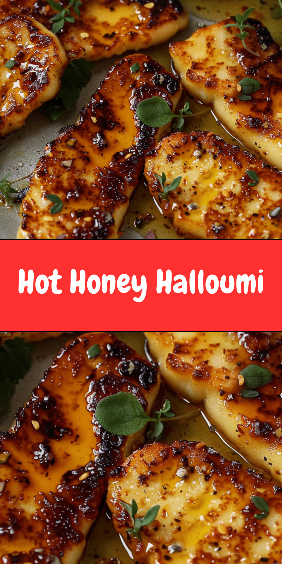 Hot Honey Halloumi | Cheryl's Cooking
