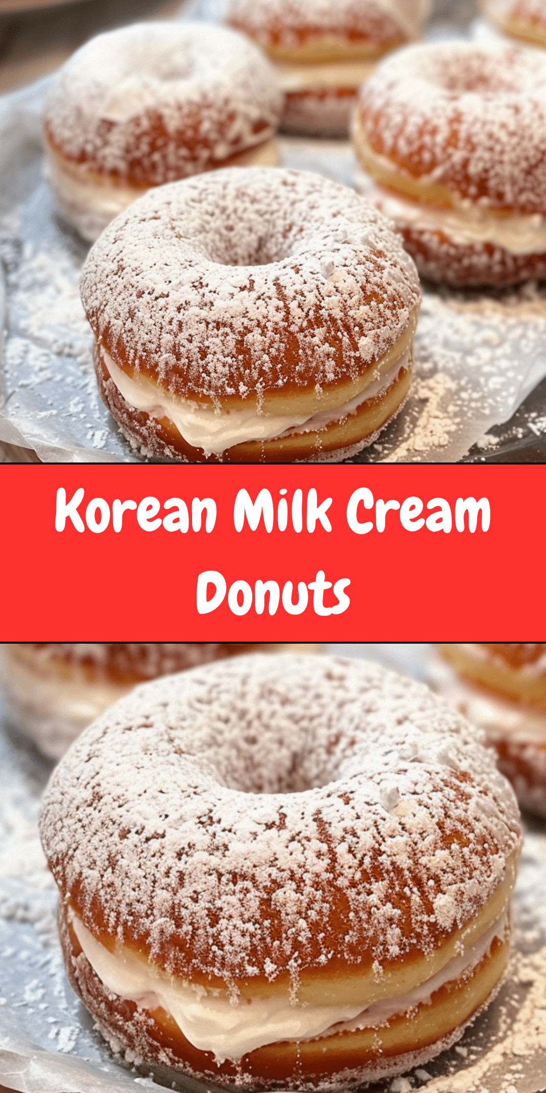 Korean Milk Cream Donuts | Cheryl's Cooking