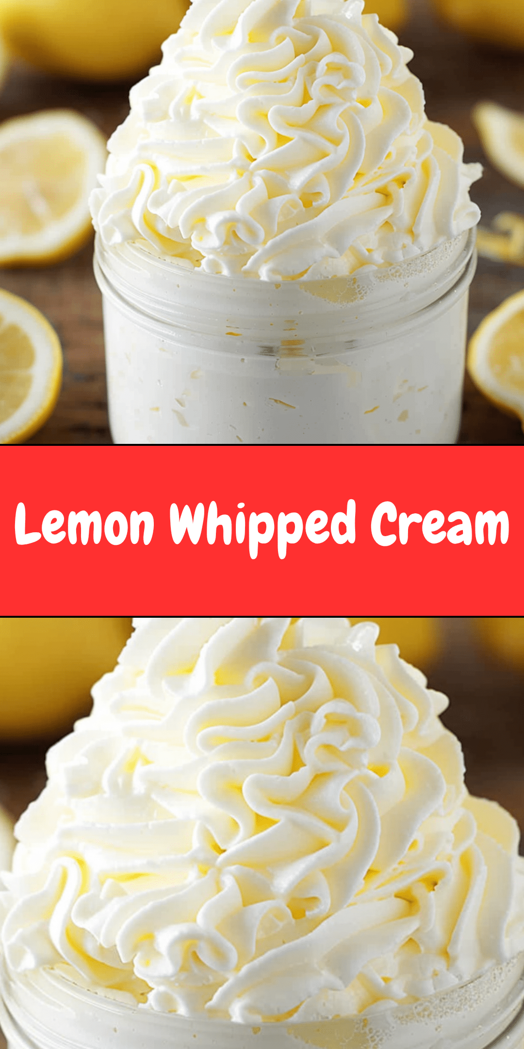 Lemon Whipped Cream | Cheryl's Cooking