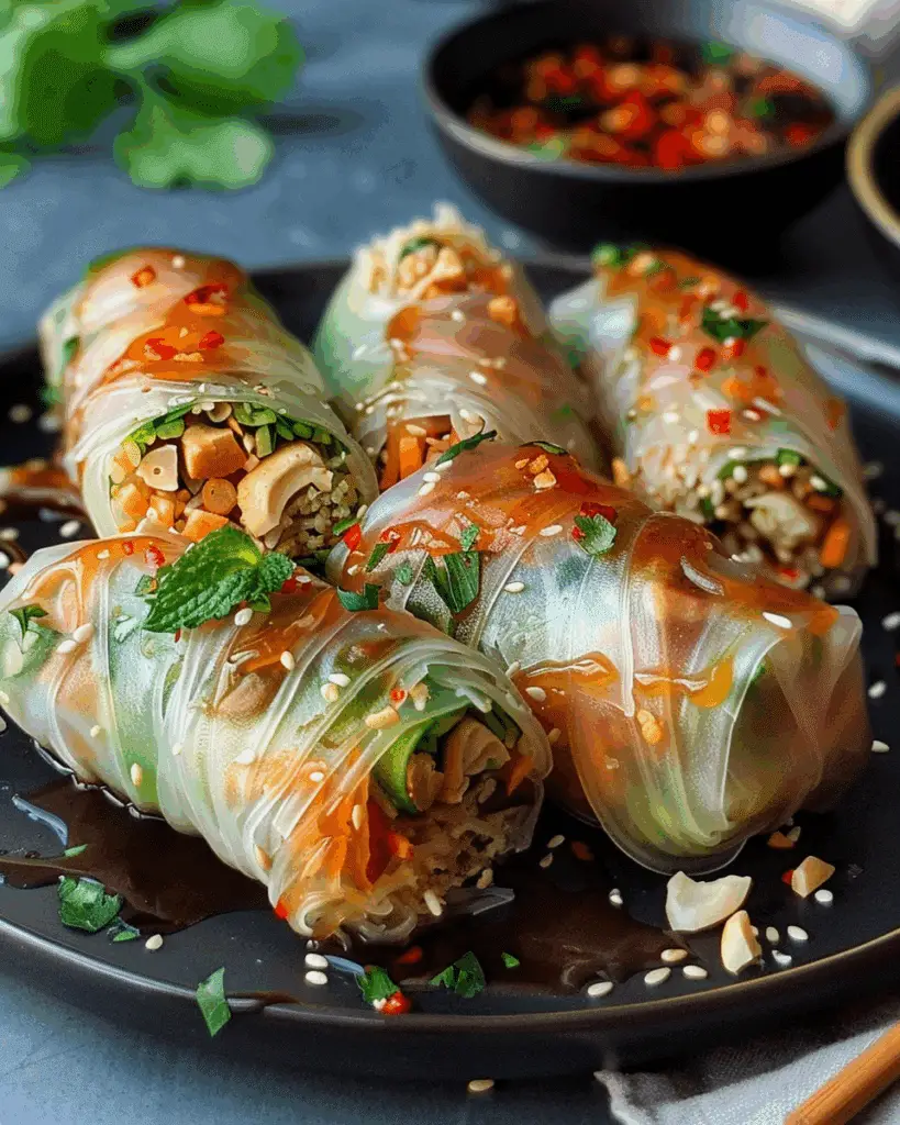 Low Carb Baked Big Mac Rice Paper Rolls | Cheryl's Cooking