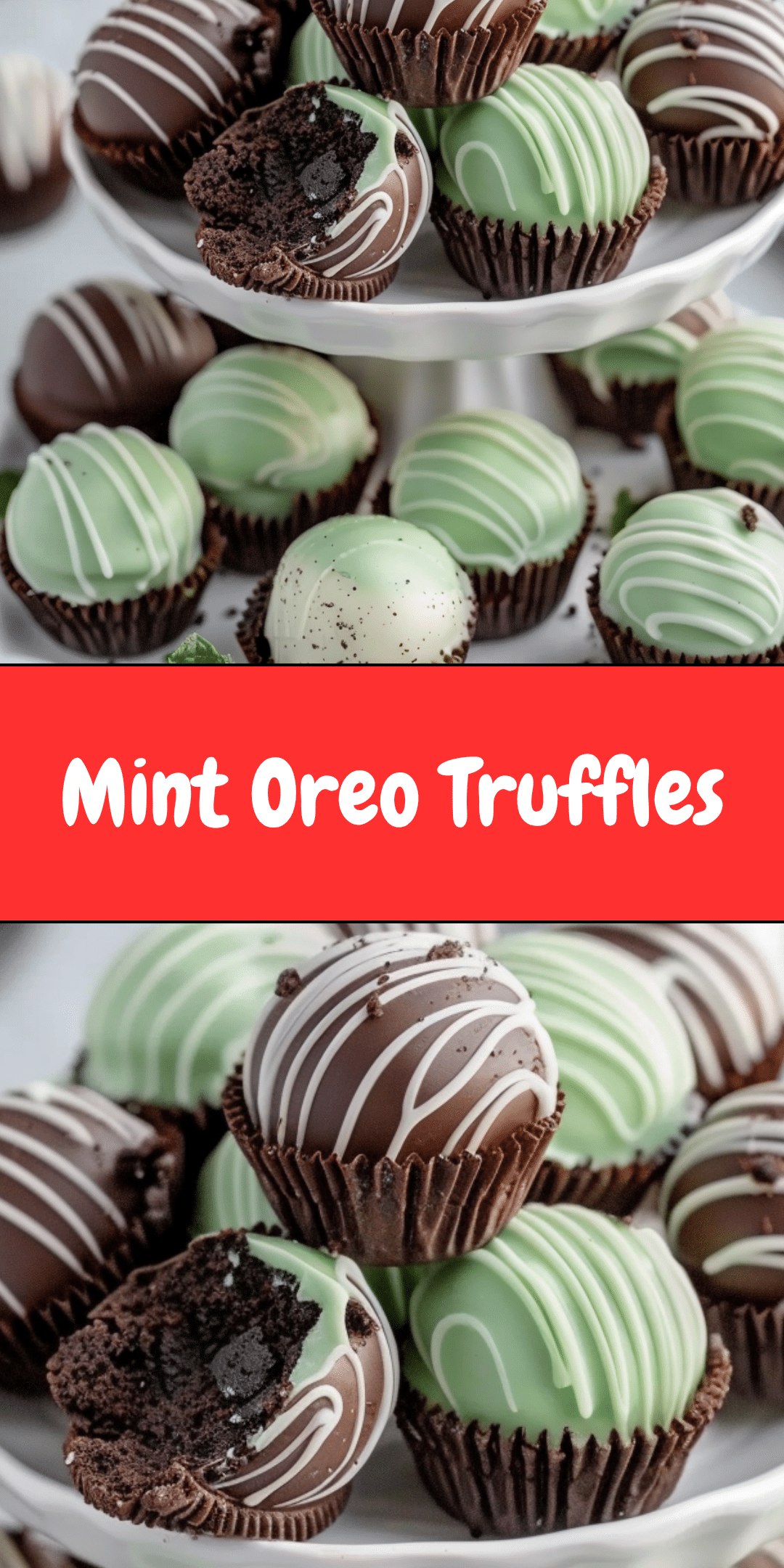 Mint Oreo Truffles | Cheryl's Cooking
