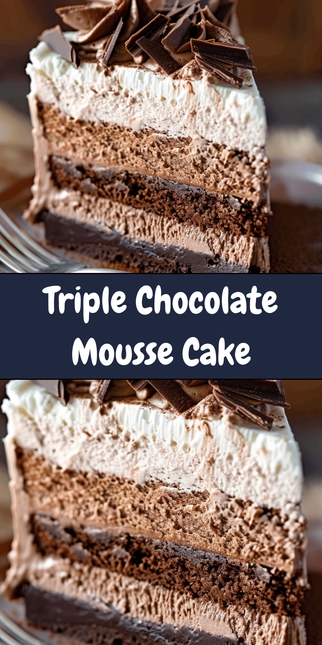 Triple Chocolate Mousse Cake | Cheryl's Cooking