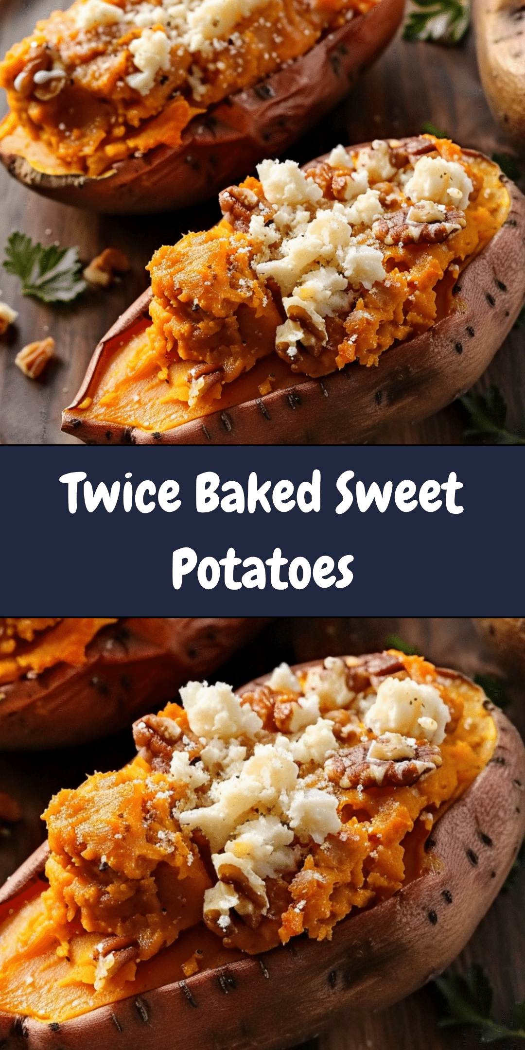 Twice Baked Sweet Potatoes | Cheryl's Cooking