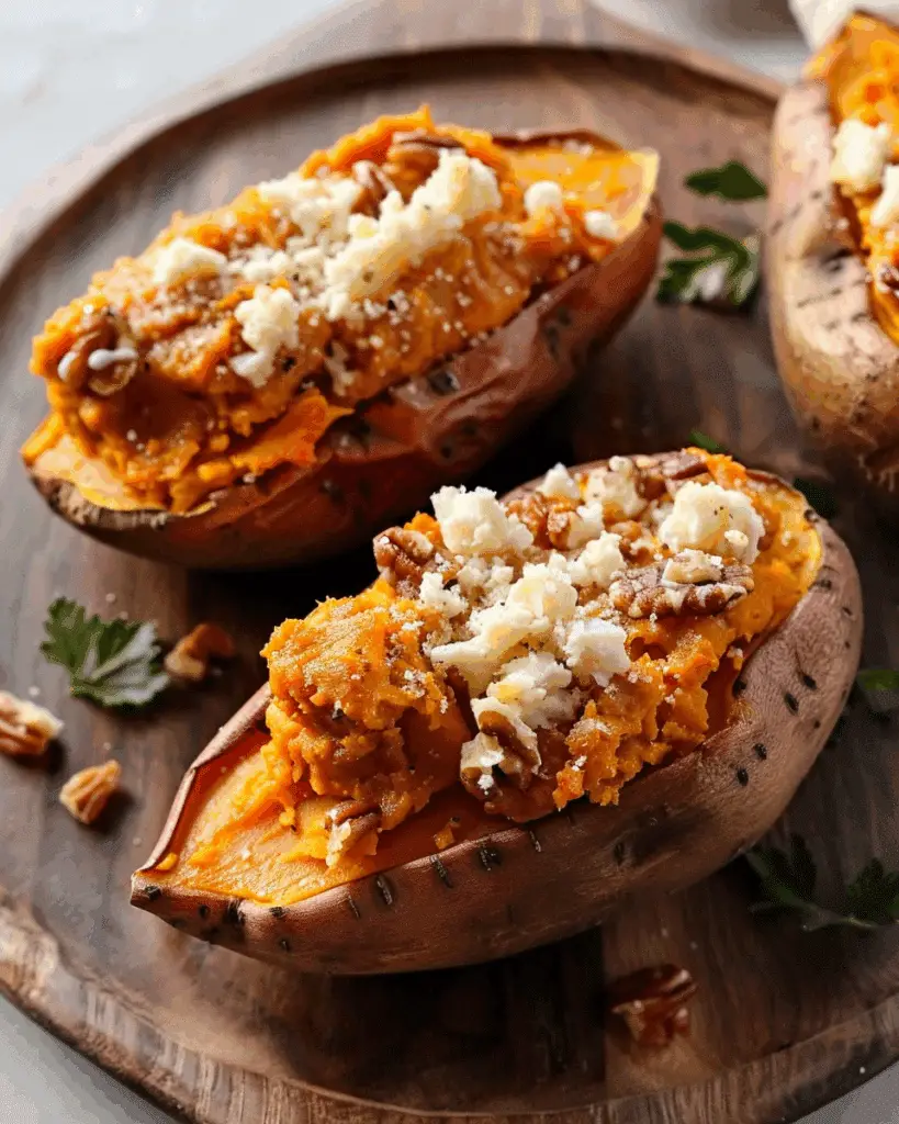 Twice Baked Sweet Potatoes | Cheryl's Cooking