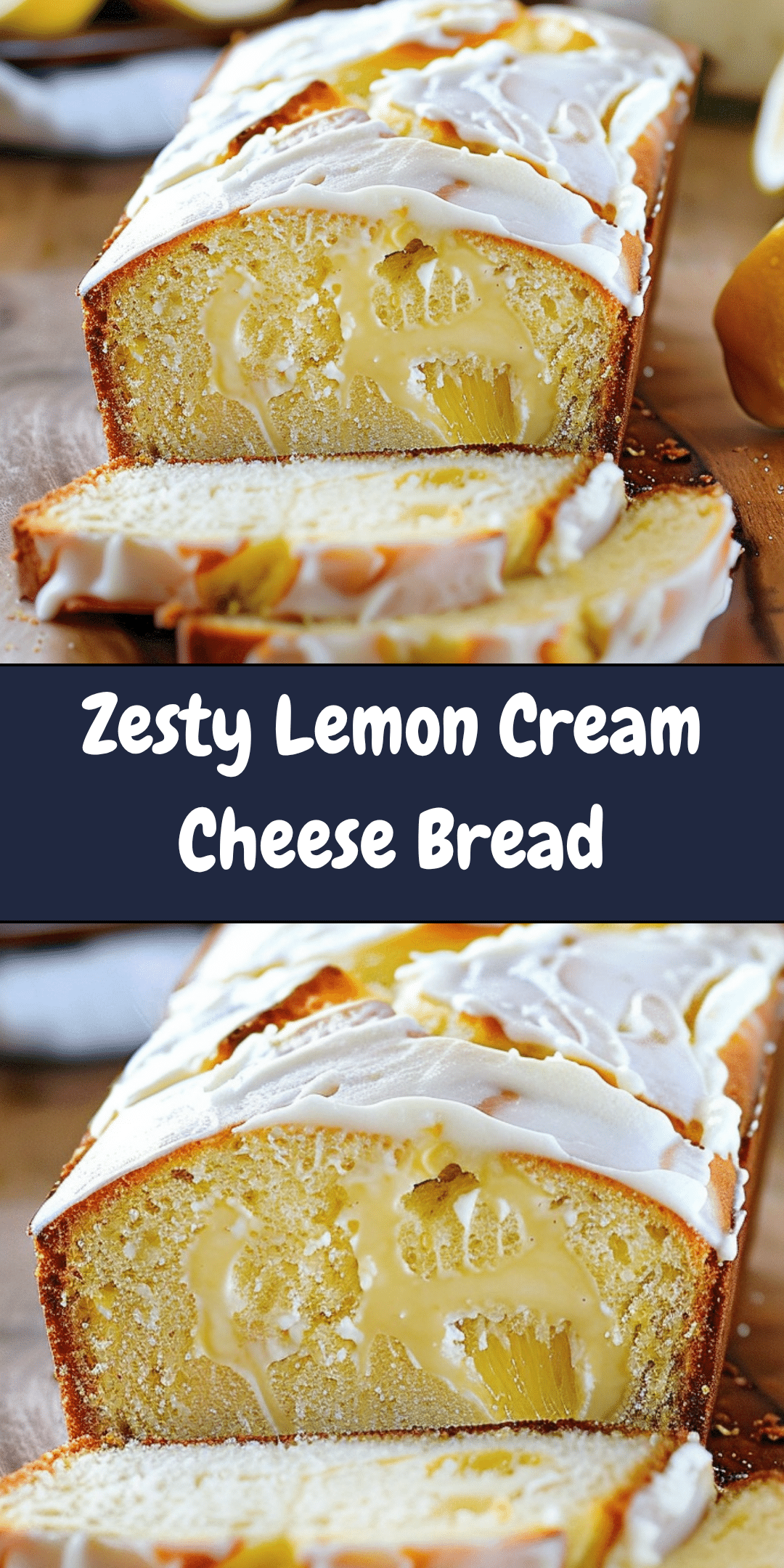 Zesty Lemon Cream Cheese Bread | Cheryl's Cooking