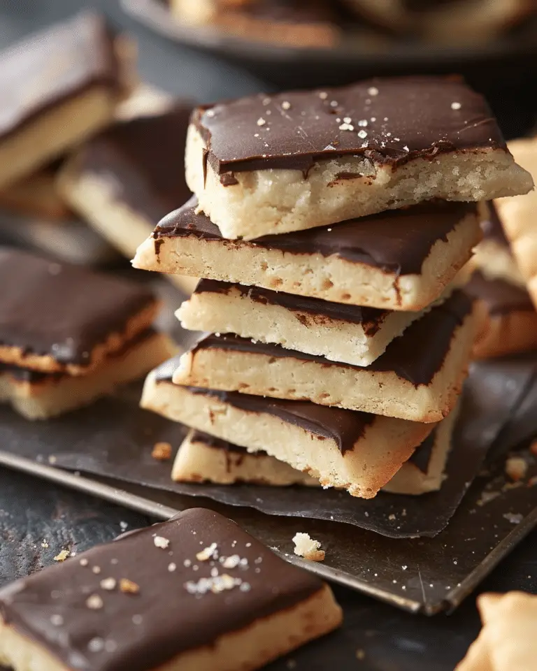 Chocolate Dipped Shortbread Cookies | Cheryl's Cooking