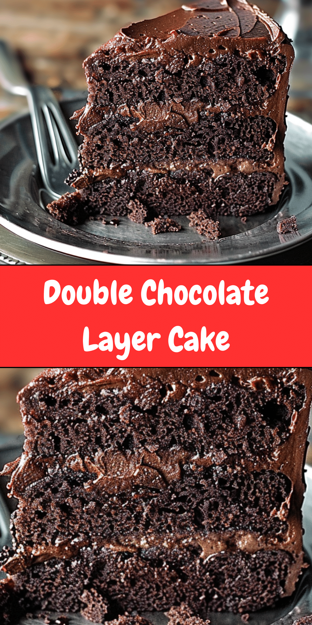 Double Chocolate Layer Cake | Cheryl's Cooking