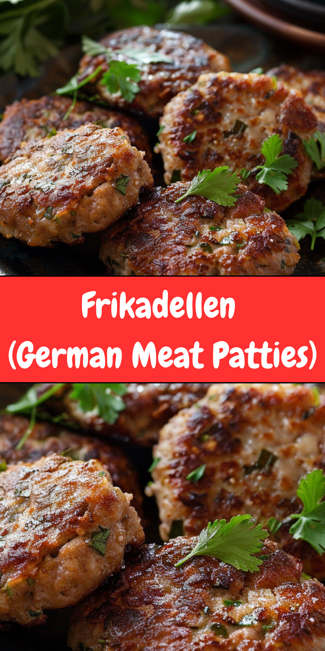 Frikadellen (German Meat Patties) | Cheryl's Cooking