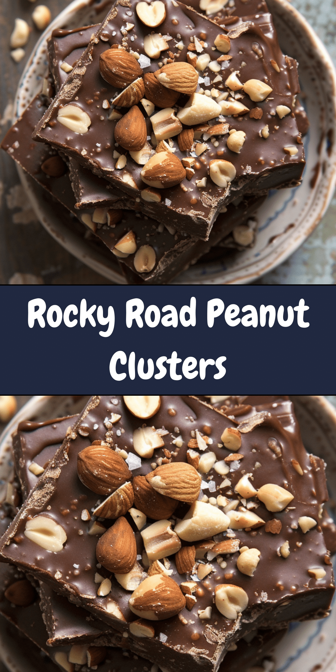 Rocky Road Peanut Clusters | Cheryl's Cooking
