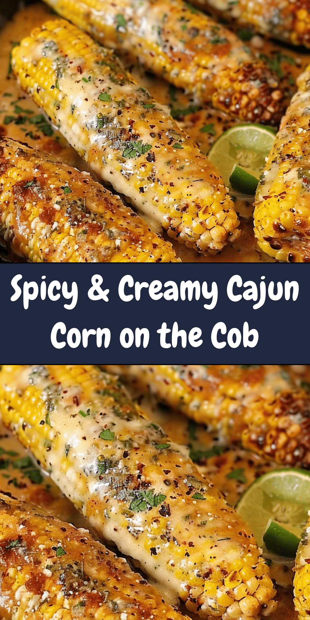 Spicy & Creamy Cajun Corn on the Cob | Cheryl's Cooking