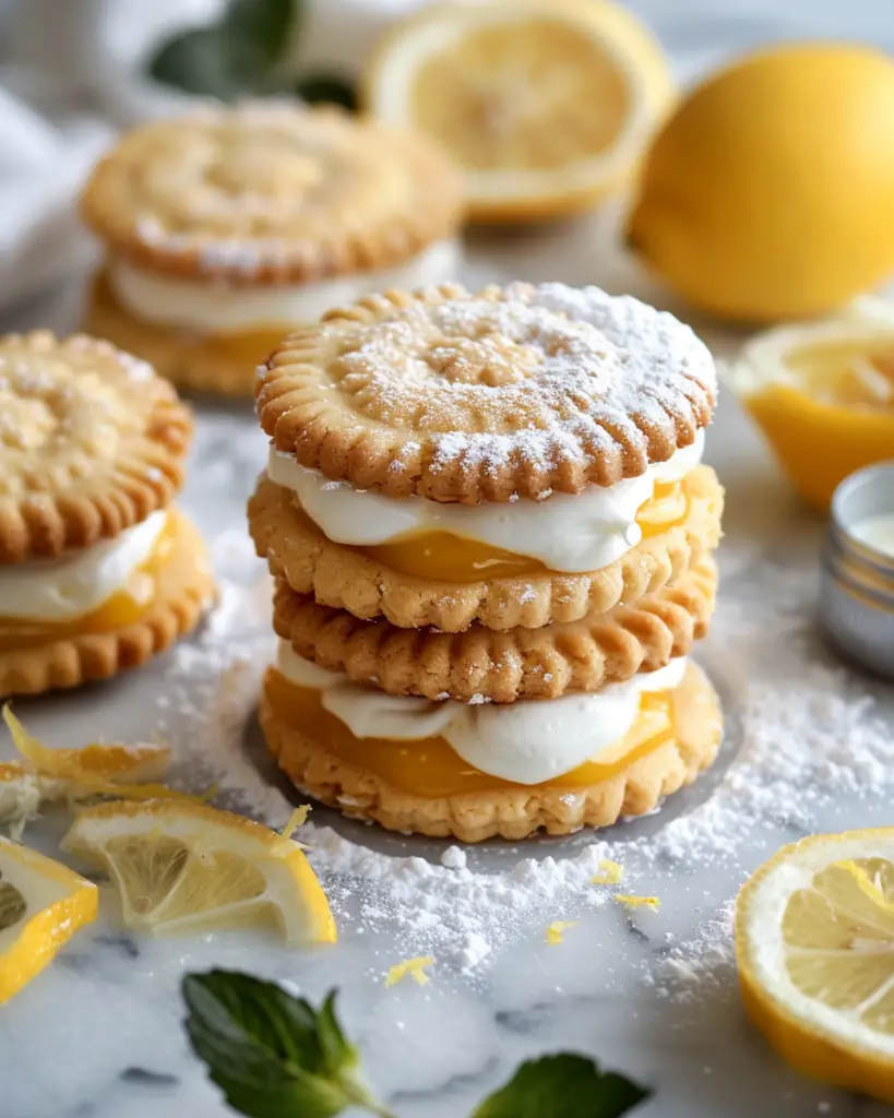 Vegan Gluten‑Free Lemon Sandwich Cookies with Zesty Lemon Curd | Cheryl ...
