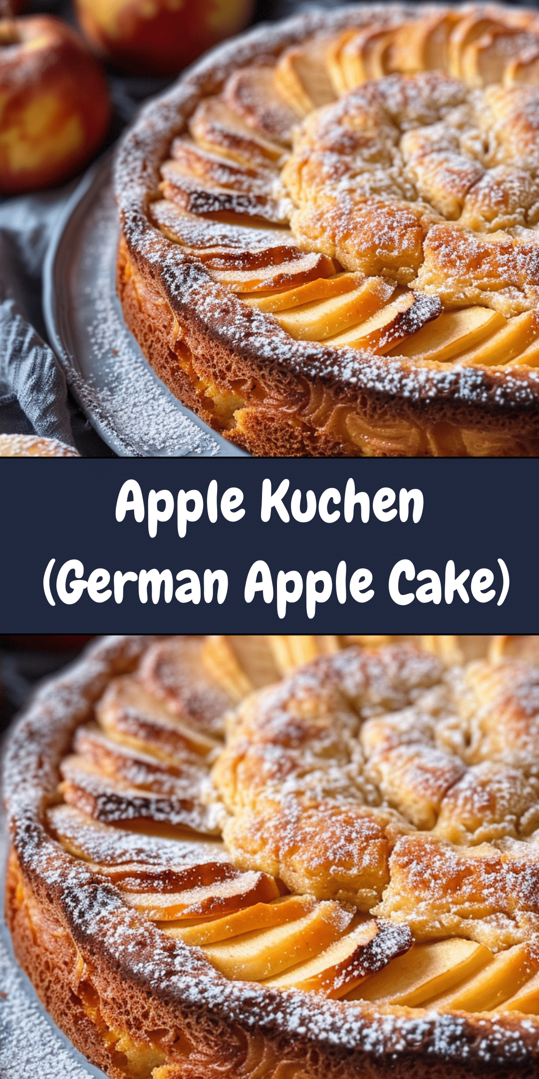 Apple Kuchen (German Apple Cake) | Cheryl's Cooking