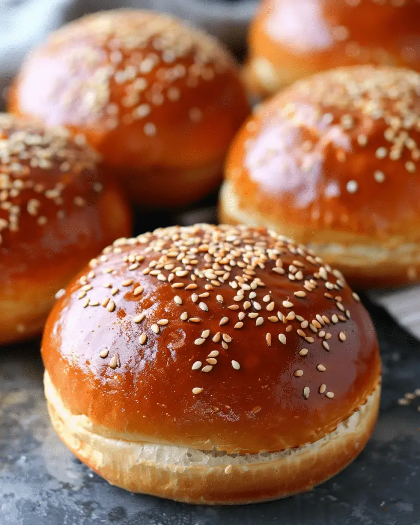 Brioche Burger Buns | Cheryl's Cooking