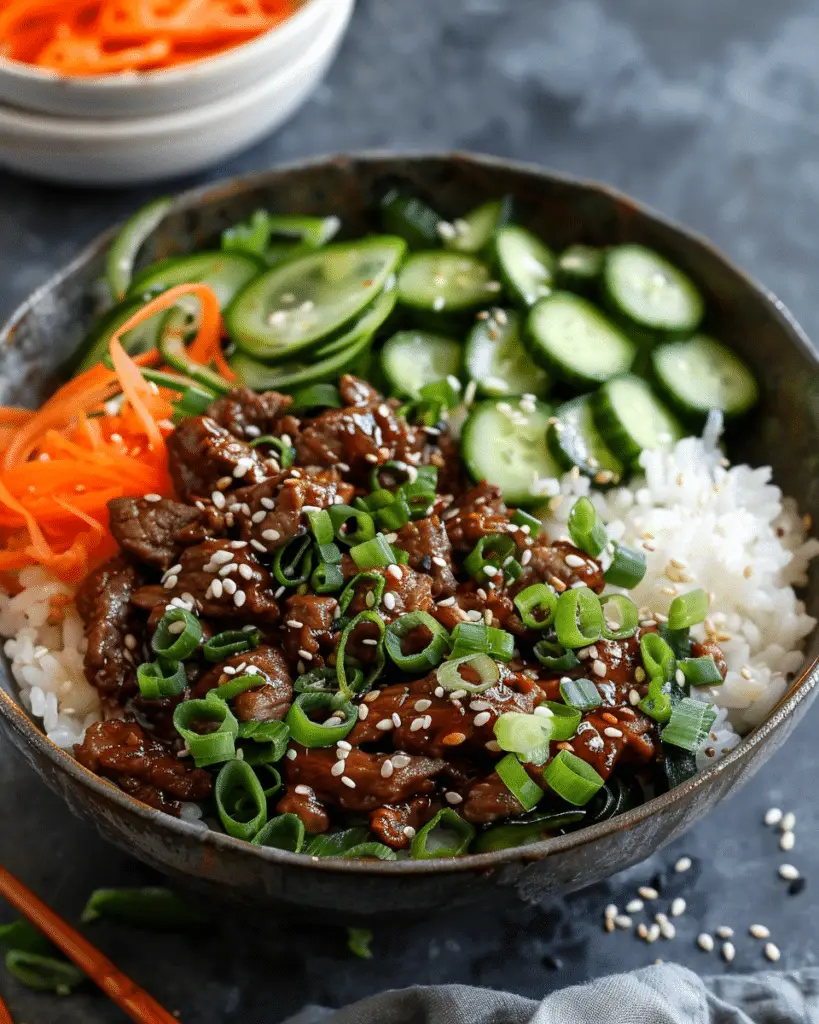 Easy Beef Bulgogi Bowls | Cheryl's Cooking