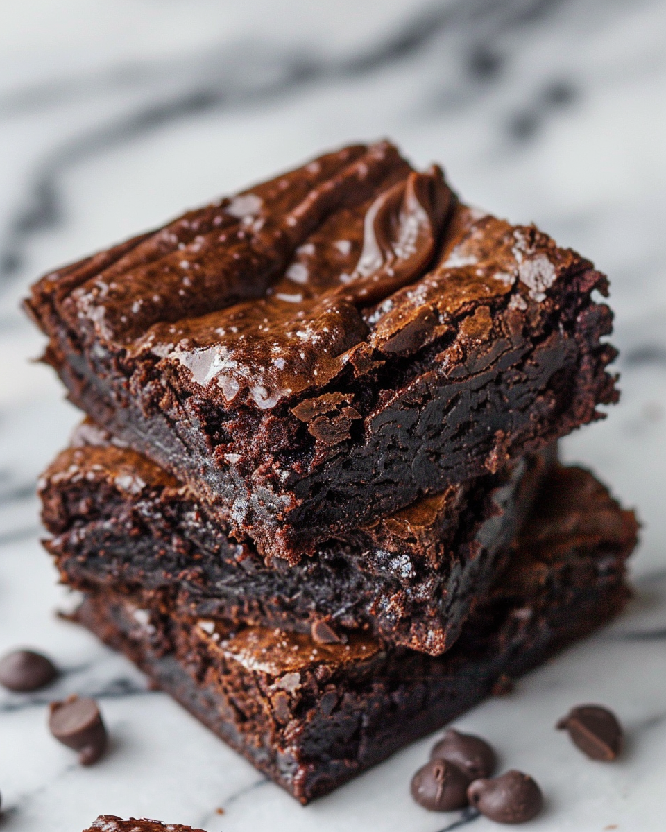 Fudgy Vegan Peanut Butter Brownies | Cheryl's Cooking