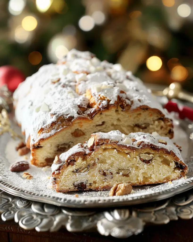 German Nut‑Filled Stollen (Nussstollen) | Cheryl's Cooking