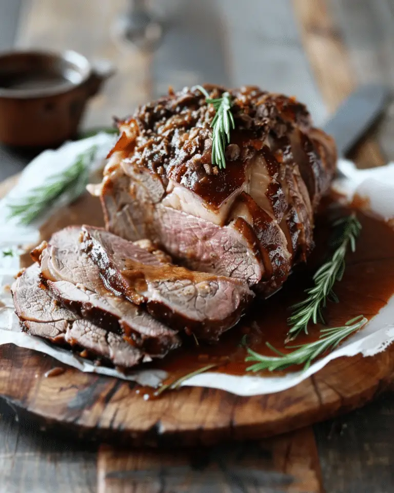 German-Style Spiced Roast with Beer Gravy | Cheryl's Cooking