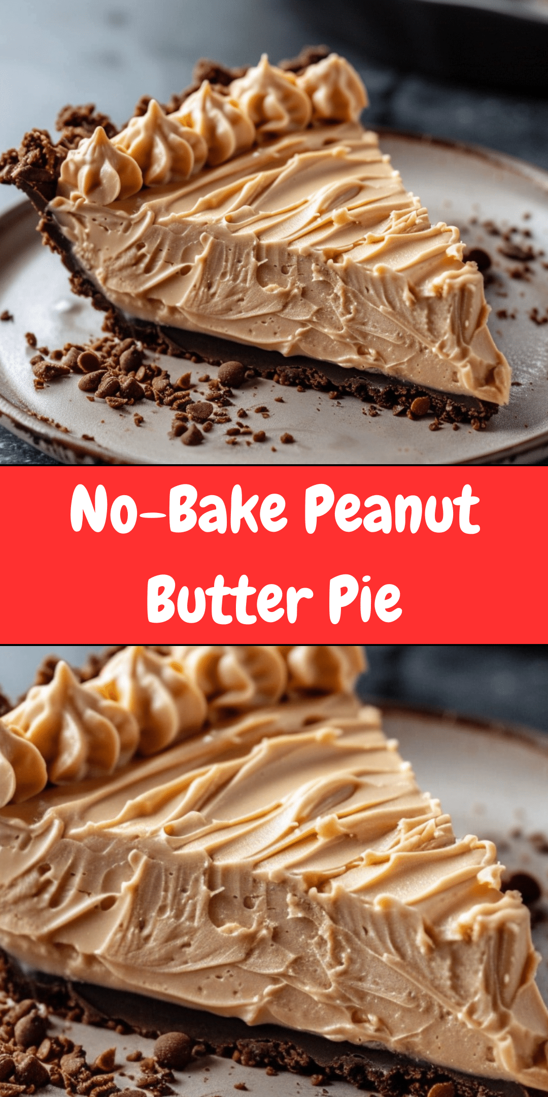 No-Bake Peanut Butter Pie | Cheryl's Cooking