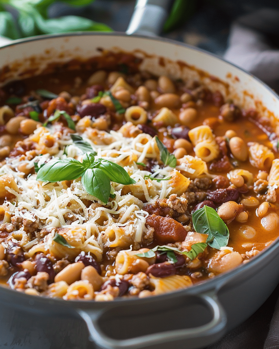 Pasta e Fagioli (Classic Italian Pasta and Beans) | Cheryl's Cooking