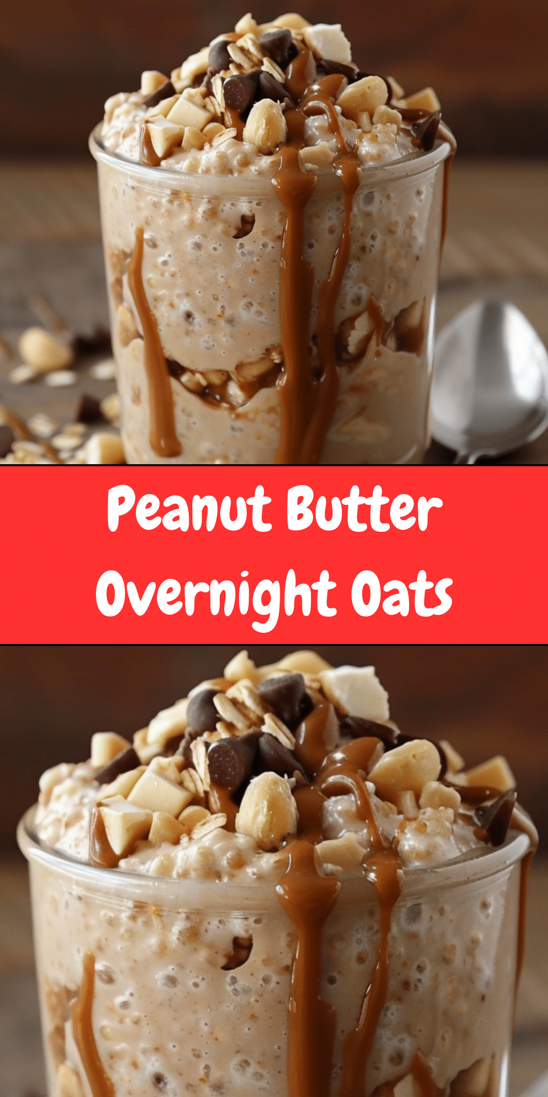 Peanut Butter Overnight Oats | Cheryl's Cooking