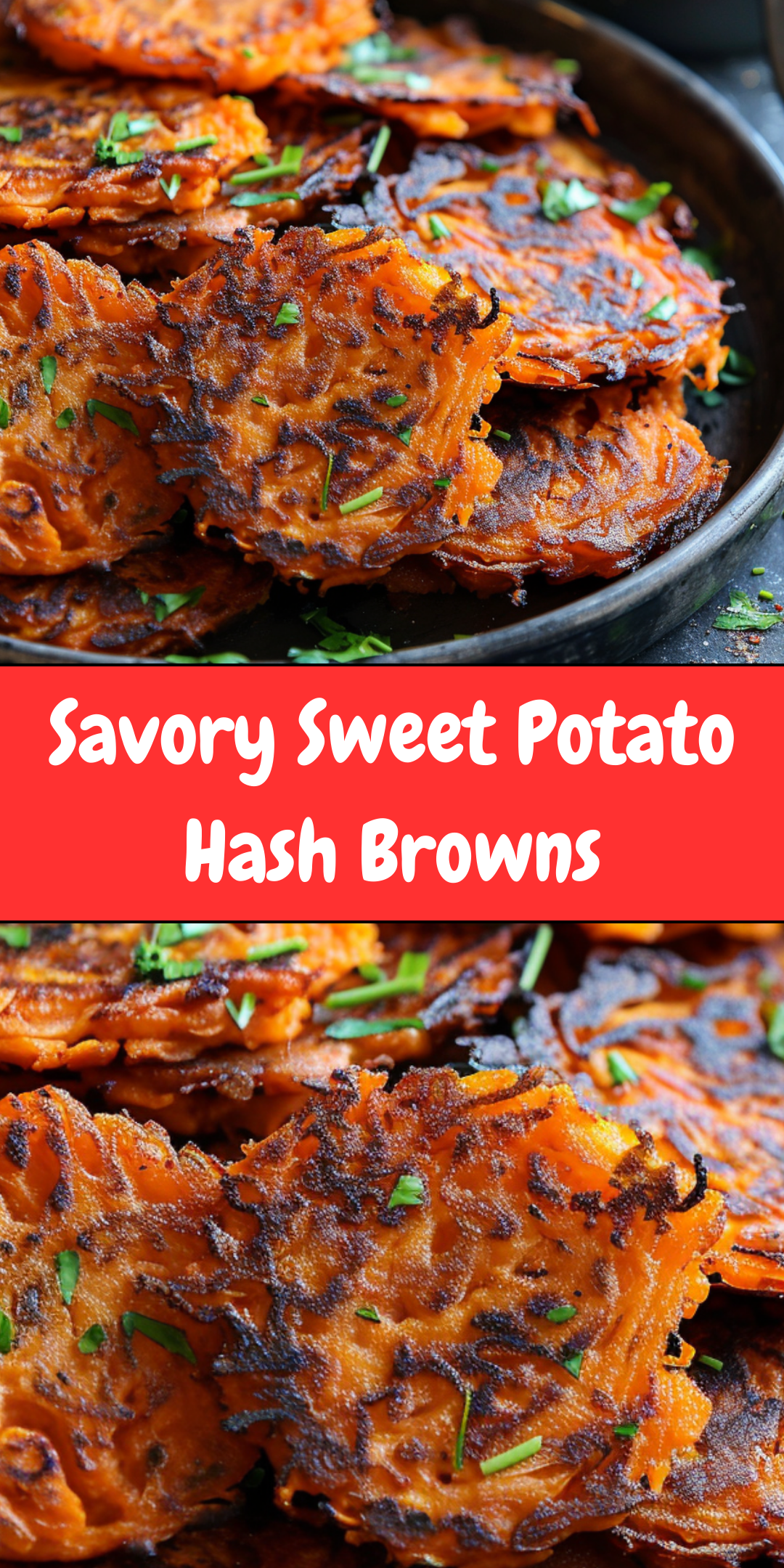 Savory Sweet Potato Hash Browns | Cheryl's Cooking