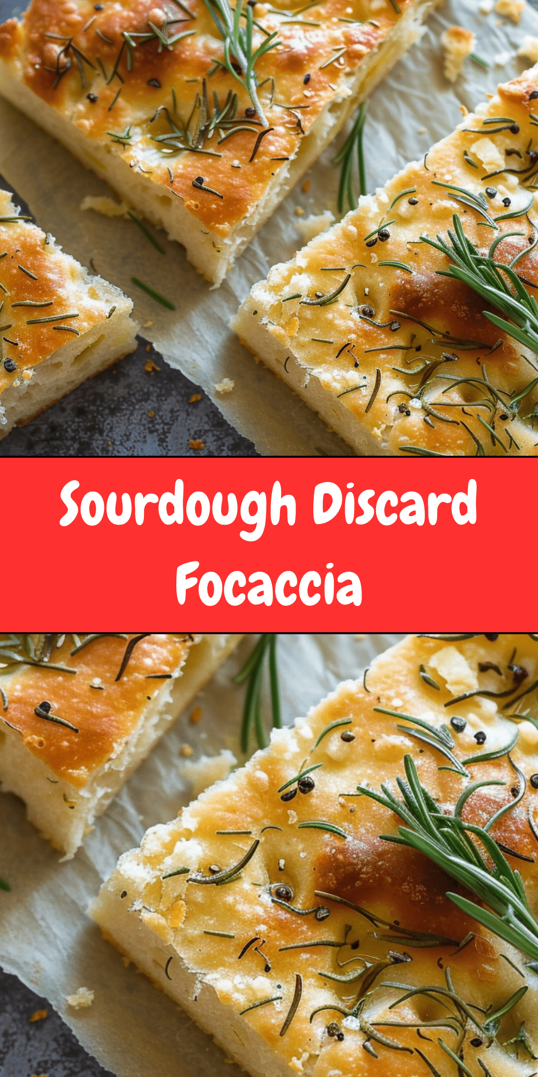 Sourdough Discard Focaccia | Cheryl's Cooking